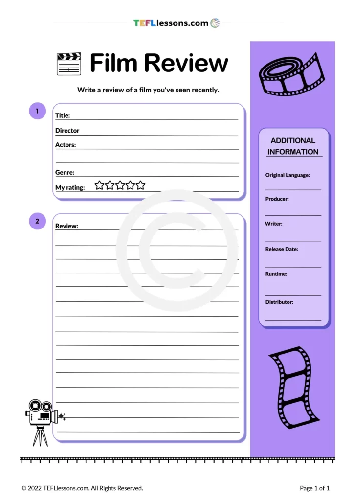 Film Study Worksheet