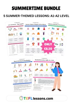 ESL Summertime Bundle | ESL Lesson Plans and Activities - TEFL Lessons ...