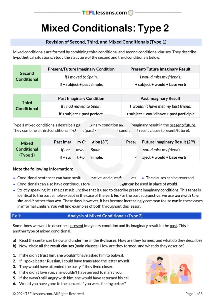 Mixed Conditionals Mixed Conditionals – Learn English With Demi