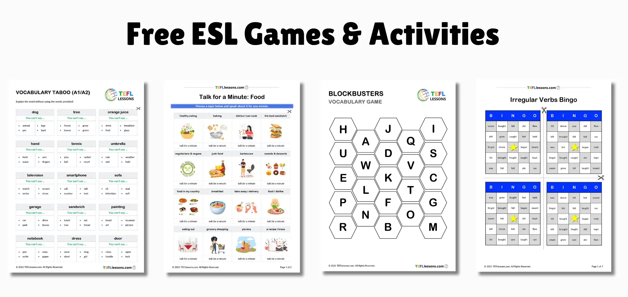 Fun ESL Activities - TEFL Lessons - tefllessons.com